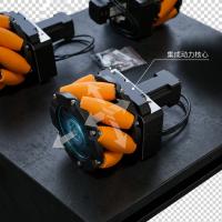 China 10 Inch Mecanum Wheel 1500kg Suspension Design for Heavy AMR AGV Platform for sale