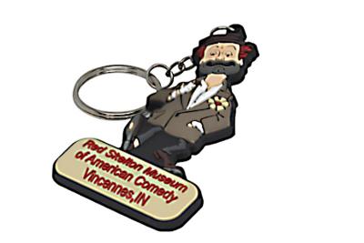 China Advertising Custom 2D Rubber Pvc Key Chain Soft Pvc Rubber Keychain for sale