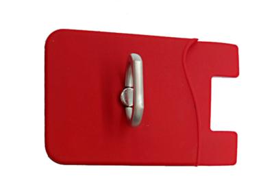 China Smart Wallet Adhesive Credit Card Holder Non Toxic Materials With Stand for sale