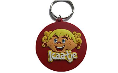 China 3D Effect Soft Rubber Key Tags Silk Screen Logos Outstanding Durability for sale