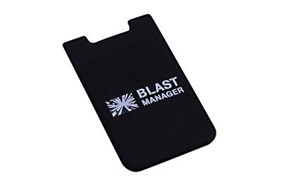 China Lycra Smartphone Wallet Card Holder Adhesive Sticker Back Cover 13g Weight for sale