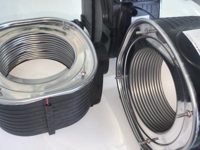 China 24-28KW Stainless Steel Heat Exchanger for Condensing Gas Boilers 107-109% Efficiency for sale