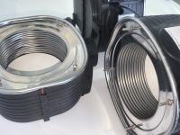 China Stainless Steel Condensing Heat Exchanger 24-28KW for Combi Boilers 107% Efficiency for sale