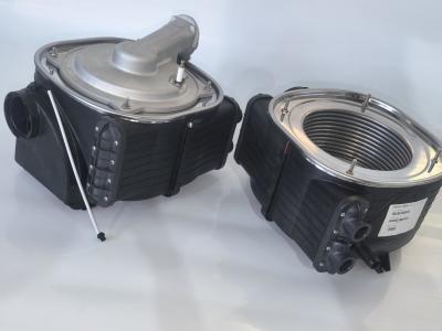 China Stainless Steel Condensing Heat Exchanger 24-28kW 107% Efficiency for Residential Gas Boiler for sale