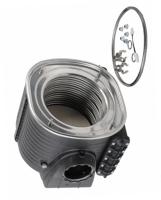 China 30-36KW Stainless Steel Heat Exchanger for Gas Condensing Boilers 107-109% Efficiency for sale