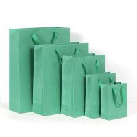 China Custom Luxury Art Paper Shopping Bags with Handle for Clothing Store Kraft Paper 300gsm for sale