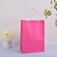 China Custom Kraft Paper Shopping Bags 30x40cm White Cardboard with Handles for Retail Stores for sale