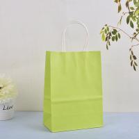 China Custom Kraft Paper Shopping Bags 30x40cm White Cardboard with Handles for Retail Stores for sale