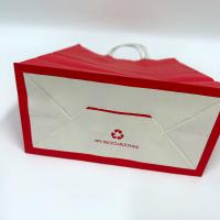 China Custom White Paperboard Gift Paper Bags with Clear Window for Kids Toys Offset Printing for sale