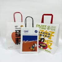 China Custom White Paperboard Gift Paper Bags with Clear Window for Kids Toys Offset Printing for sale