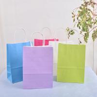 China Toowin 150G Kraft Paper Bag with Handles Custom Size for Jewelry Gift Packaging for sale