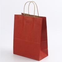 China Toowin 150G Kraft Paper Bag with Handles Custom Size for Jewelry Gift Packaging for sale