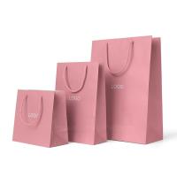 China Custom Kraft Paper Packaging Bags Eco Friendly Resealable Shopping Bags for Takeaway for sale