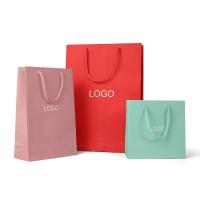 China Custom Kraft Paper Packaging Bags Eco Friendly Resealable Shopping Bags for Takeaway for sale