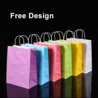 China Custom Eco Friendly Kraft Paper Bags for Shoes Clothing with 3-5 Day Delivery for sale