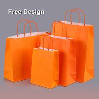 China Custom Eco Friendly Kraft Paper Bags for Shoes Clothing with 3-5 Day Delivery for sale