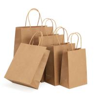 China Toowin Kraft Paper Bags with Twisted Handles 16x6x12 Inches 130G Customizable for sale