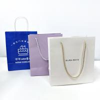 China Custom Kraft Paper Bag with Window Smell Proof Handle Logo 30x20x10cm for sale