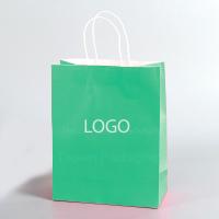 China Custom Kraft Paper Bag with Handles for Wine Bouquet Flower Gift Carry Bag 300gsm for sale