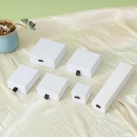 China Wholesale Custom Paper Jewelry Boxes 5x5x3.5cm Kraft Storage Organizer for Necklace Earrings for sale