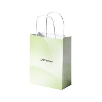 China Custom Kraft Paper Gift Bags with Personalized Print and Custom Color for Retail Stores for sale