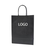 China Custom Kraft Paper Gift Bags with Personalized Print and Custom Color for Retail Stores for sale