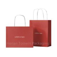 China Customized Food Kraft Side Gusset Handle Paper Packaging Pouch for Full Customization for sale
