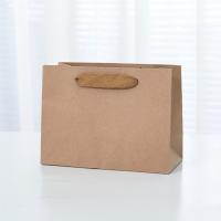 China Custom Purple Medium Glossy Lamination Three-Strand Rope Gift Paper Bag 300gsm Kraft for sale