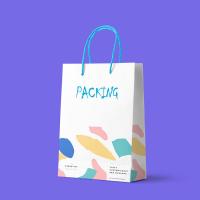 China Custom Eco Friendly Kraft Paper Christmas Gift Bags 14x10x15 7.5 Inches with Logo Lamination for sale