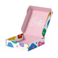 China Customizable Corrugated Donuts Packaging Box Eco Friendly Custom Printing Size Accepted for sale