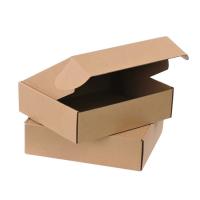 China Custom Corrugated Shipping Boxes Brown Kraft Paper Carton for Shoes Clothing 3 Ply for sale