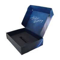 China Customized Shape Corrugated Board Paper Box for Makeup and Underwear Packaging Design for sale