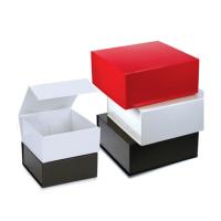 China Custom Black Magnetic Folding Box with Corrugated Paper for Food Packaging Custom Size Accepted for sale