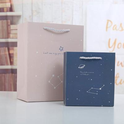 China Custom Printed Kraft Paper Shopping Bag 300gsm Biodegradable Eco Friendly Retail Carry Bag for sale