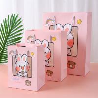 China Custom Printed Kraft Paper Shopping Bag 300gsm Biodegradable Eco Friendly Retail Carry Bag for sale
