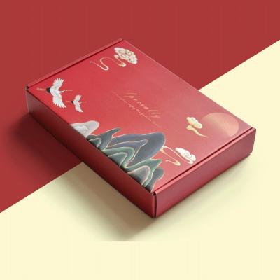 China Custom Corrugated Paper Box for Pill Shoe Underwear Wedding Planner Gift Packaging for sale