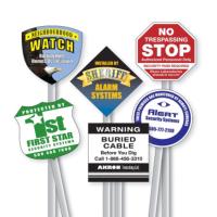 China Toowin Outdoor Metal Aluminum Reflective CCTV Warning Signs 25x25cm 30x30cm for sale