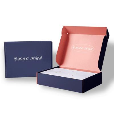 China Toowin Custom Corrugated Shipping Box 3x3x3cm Soy Ink White for Candles Jewelry for sale
