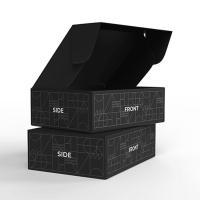 China Custom Corrugated Shipping Box 8x6x6 for Shoes Gifts Wine Holographic Soy Ink for sale