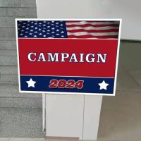 China Custom Coroplast Yard Sign 2mm 5mm UV Lawn Advertising Durable Outdoor Promotion for sale