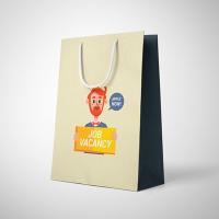 China Custom Kraft Paper Shopping Bag 250gsm Biodegradable Eco Friendly for Retail Stores for sale