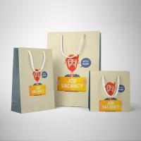 China Custom Kraft Paper Shopping Bag 250gsm Biodegradable Eco Friendly for Retail Stores for sale