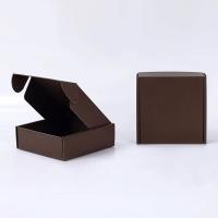 China Custom Corrugated Board Jewelry Box Digital Printing Purple Hat Necklace Hamper Packaging for sale