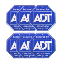 China Customized PP Aluminum Lawn Signs for Real Estate Security Yard 25x25cm for sale