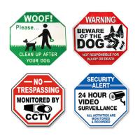 China Customized PP Aluminum Lawn Signs for Real Estate Security Yard 25x25cm for sale