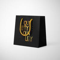 China Custom Kraft Paper Shopping Bags with Embossing for Retail Gifts 30x40cm for sale
