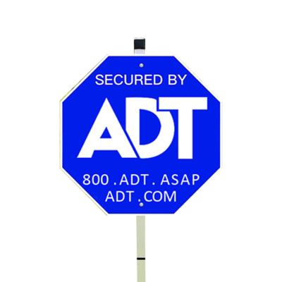 China Custom Reflective Traffic Signs Toowin Aluminum 30x30cm Warning Sticker for Yard Security for sale