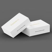 China Custom Holographic Corrugated Shipping Boxes 6x4x2 for Makeup Lingerie White Recyclable for sale
