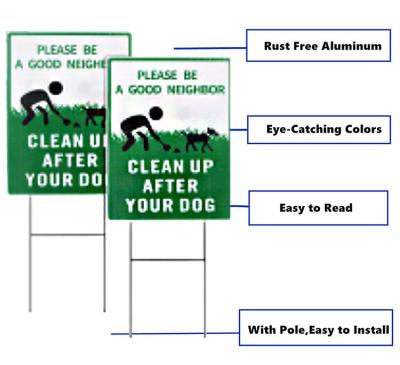 China Toowin 18x24 Aluminum Yard Sign Blanks with Cutting Service for Camera Signs Customizable for sale