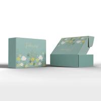 China Custom Corrugated Paper Box for Cosmetics Clothing Shoes with Self Adhesive Closure for sale